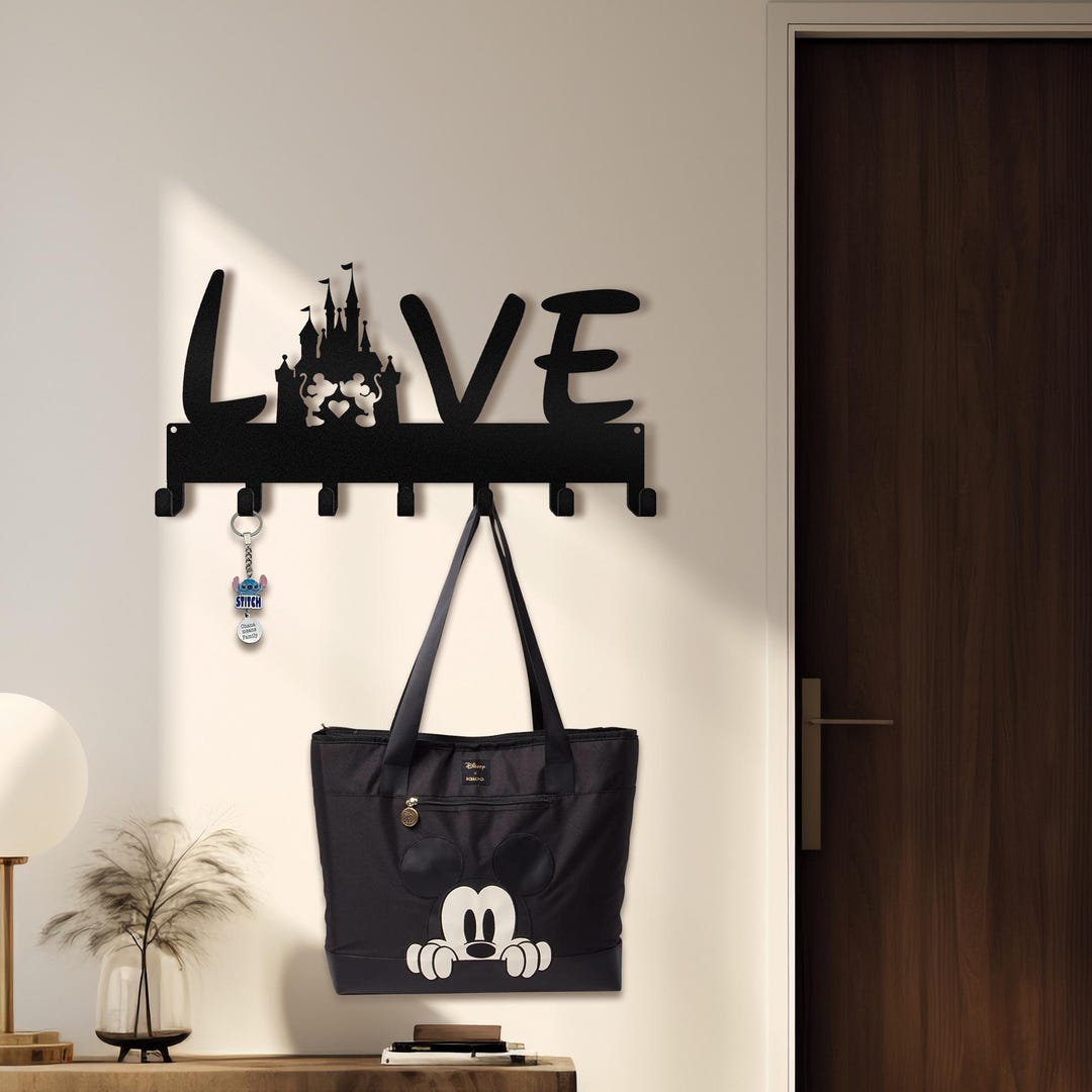Disney Love Metal Key Holders, Modern Key Holder for Wall, Key Rack ...