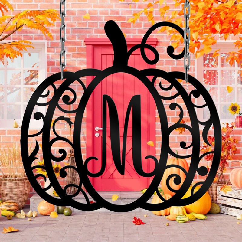 Pumpkin Monogram - Etsy