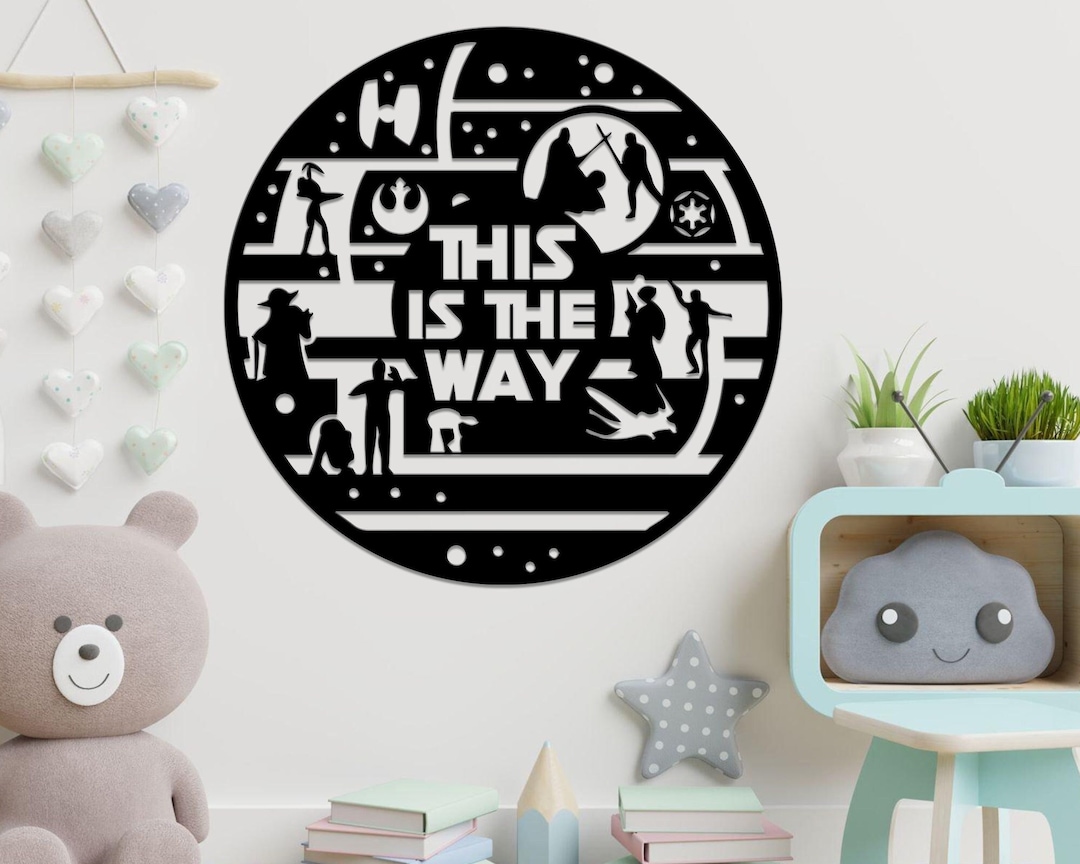 This is the Way Disney Metal Sign Kids Disney Home Décor Disney Theme ...