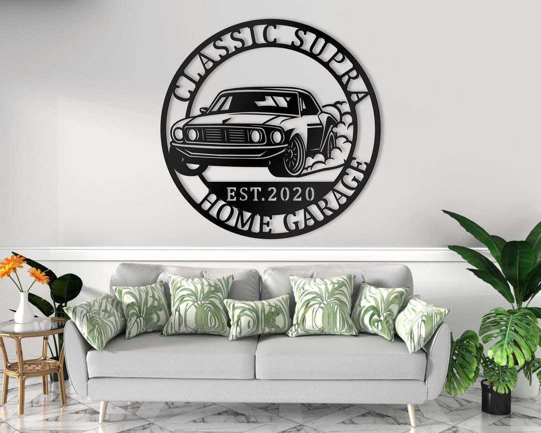 Classic Mustang GT Metal Sign Home Garage Sign Work Shop - Etsy