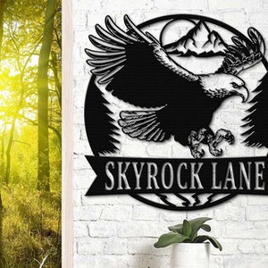 Eagle Metal Wall Art, Aesthetic Eagle Decor, Interior Sculpture Eagle ...