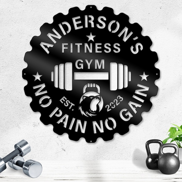 Home Gym Sign - Etsy