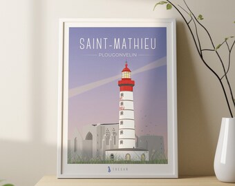 Plaque métal déco, style vintage, 20x30cm Abbaye de la Pointe Saint ...