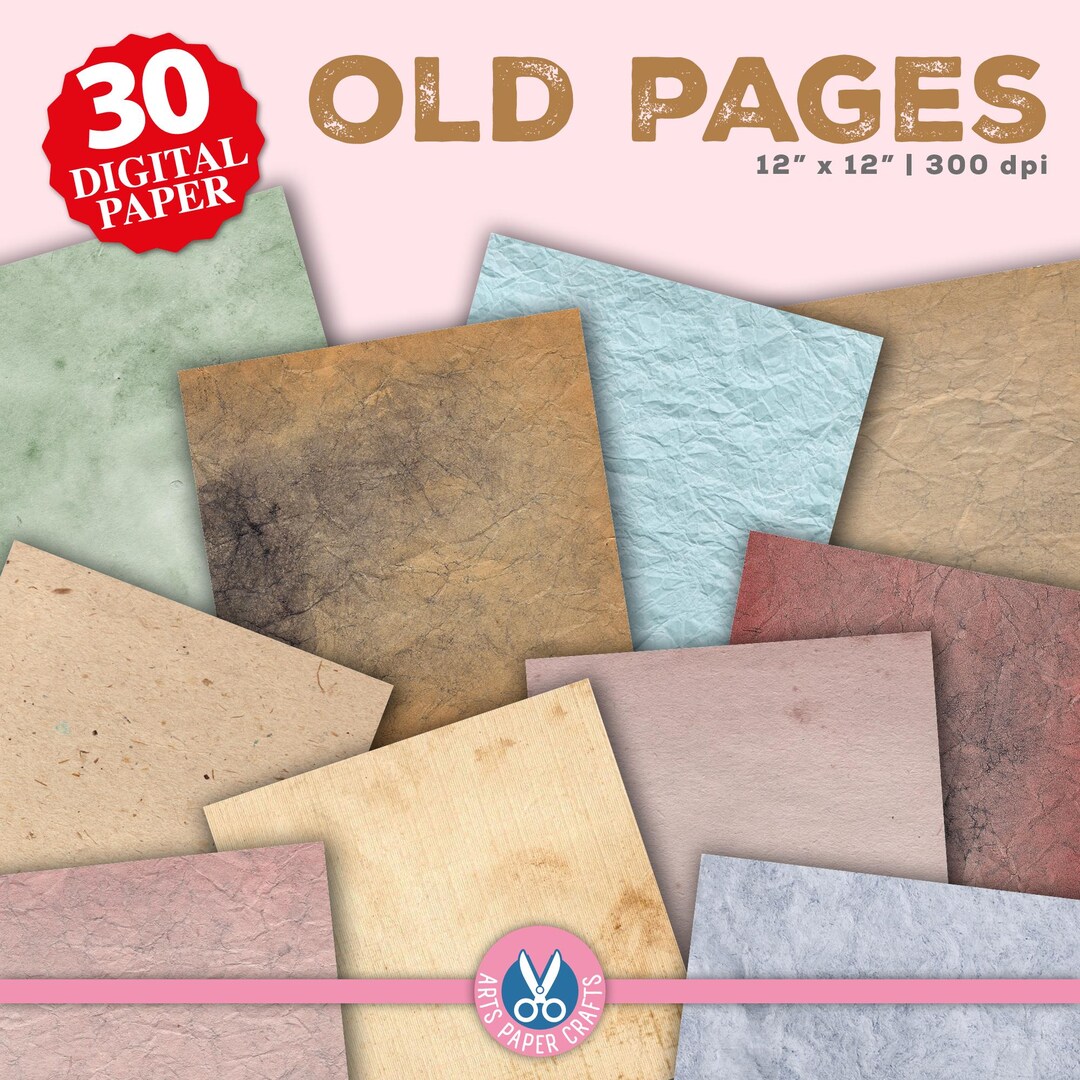 Old Paper Textures Vintage Background Ancient Old Paper Pattern Instant ...
