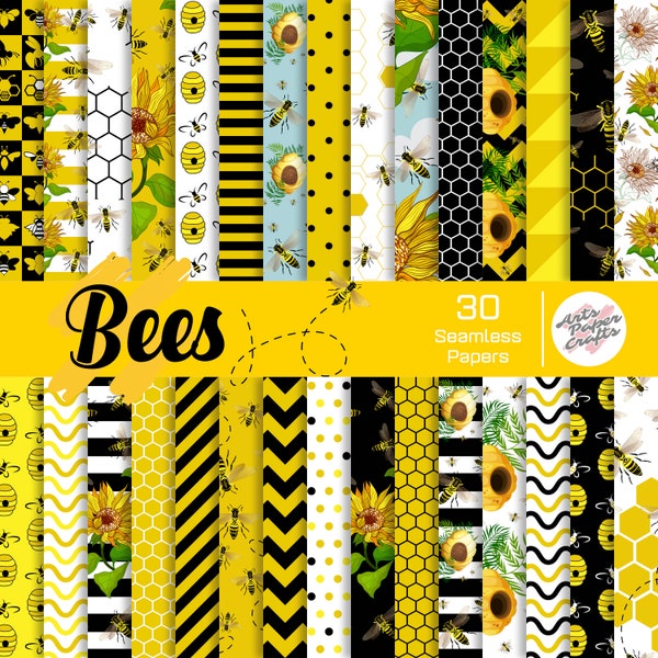 Honey Bee Card - Etsy