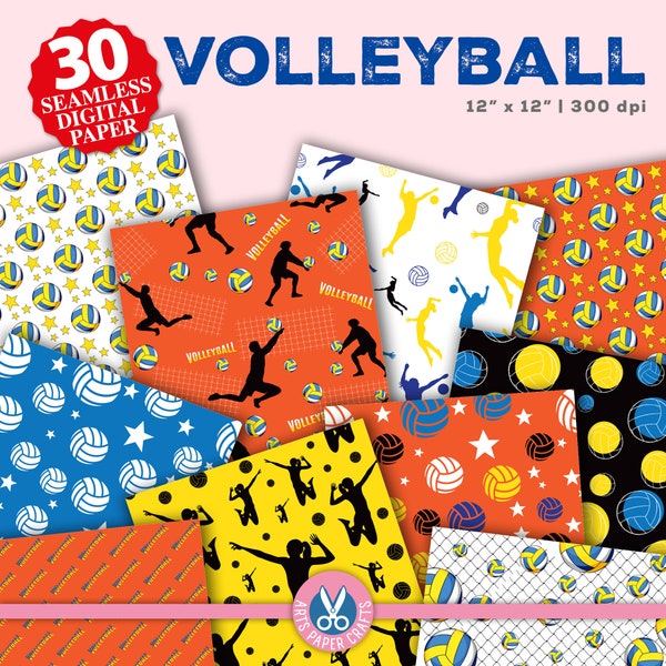 Volleyball Scrapbook - Etsy