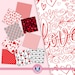 Love Seamless Digital Paper, Love Valentines Hearts Background, Love ...