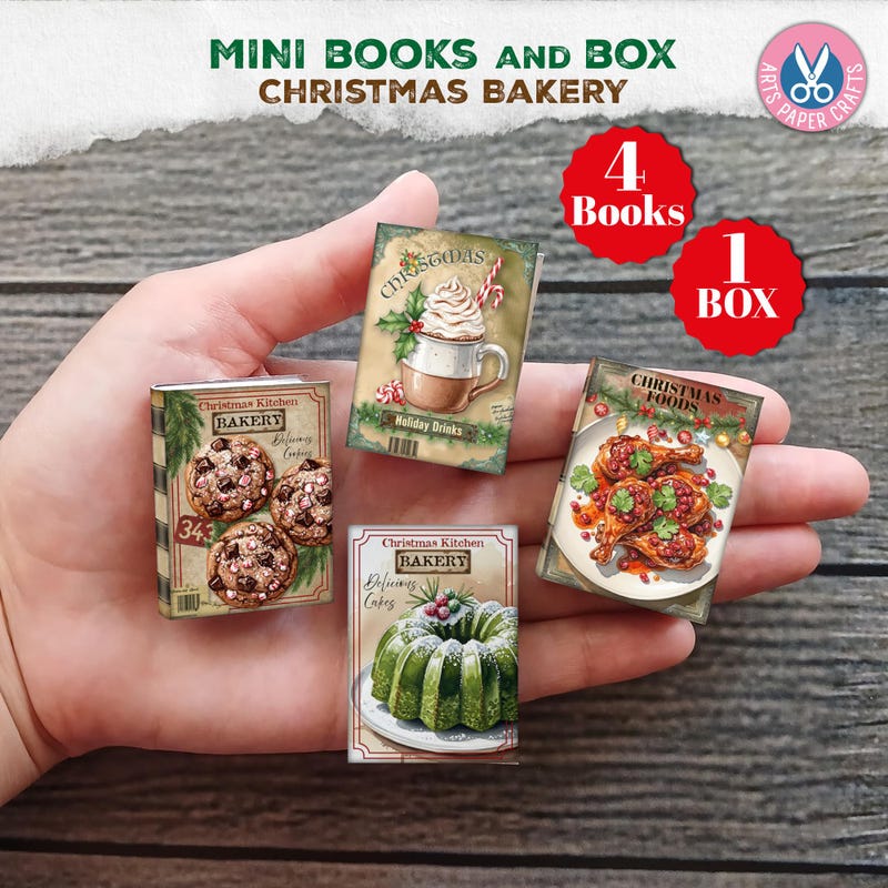 Miniature Books for Cake - Etsy