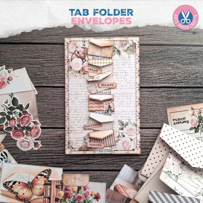 Pocket Tab Envelopes - Etsy