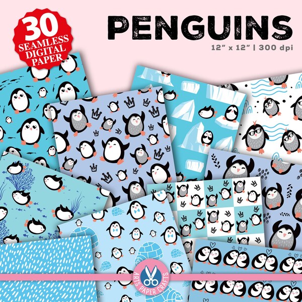 Paper Penguin - Etsy