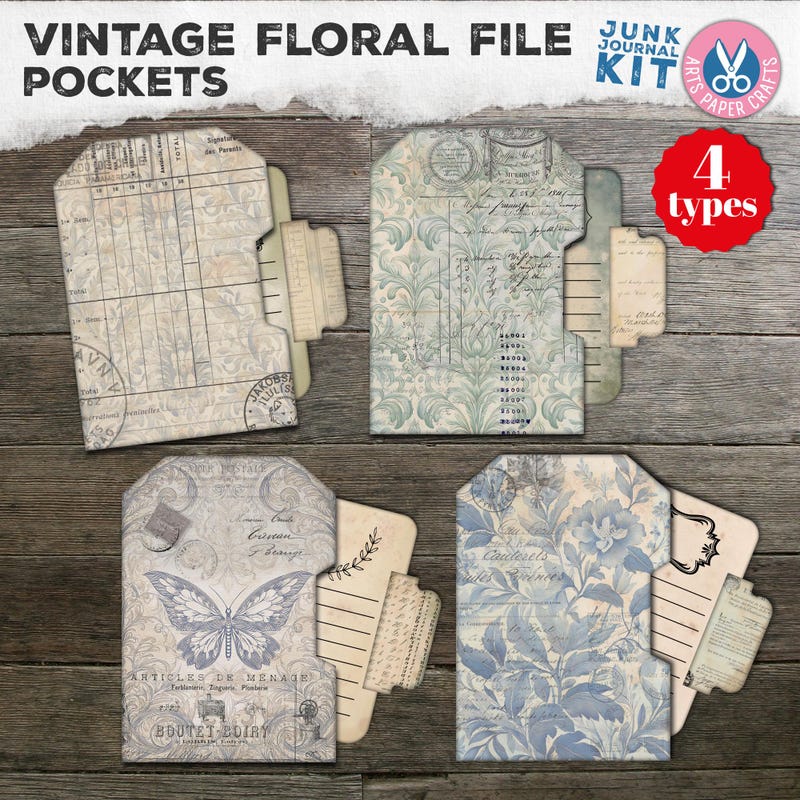 Pocket Notebooks Floral - Etsy