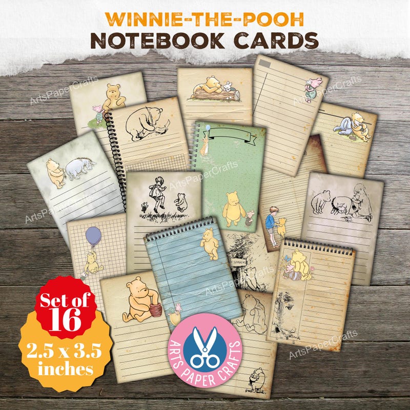 Winnie Notebooks - Etsy
