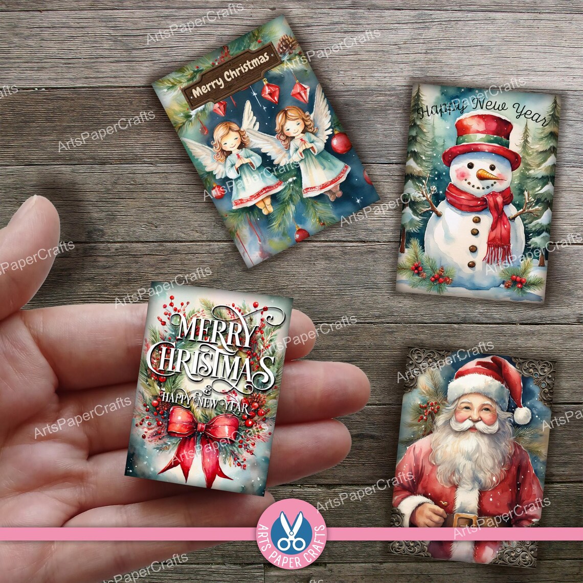 Christmas, Mini Books, Printable Book, Miniature, Junk Journal, Yummy ...