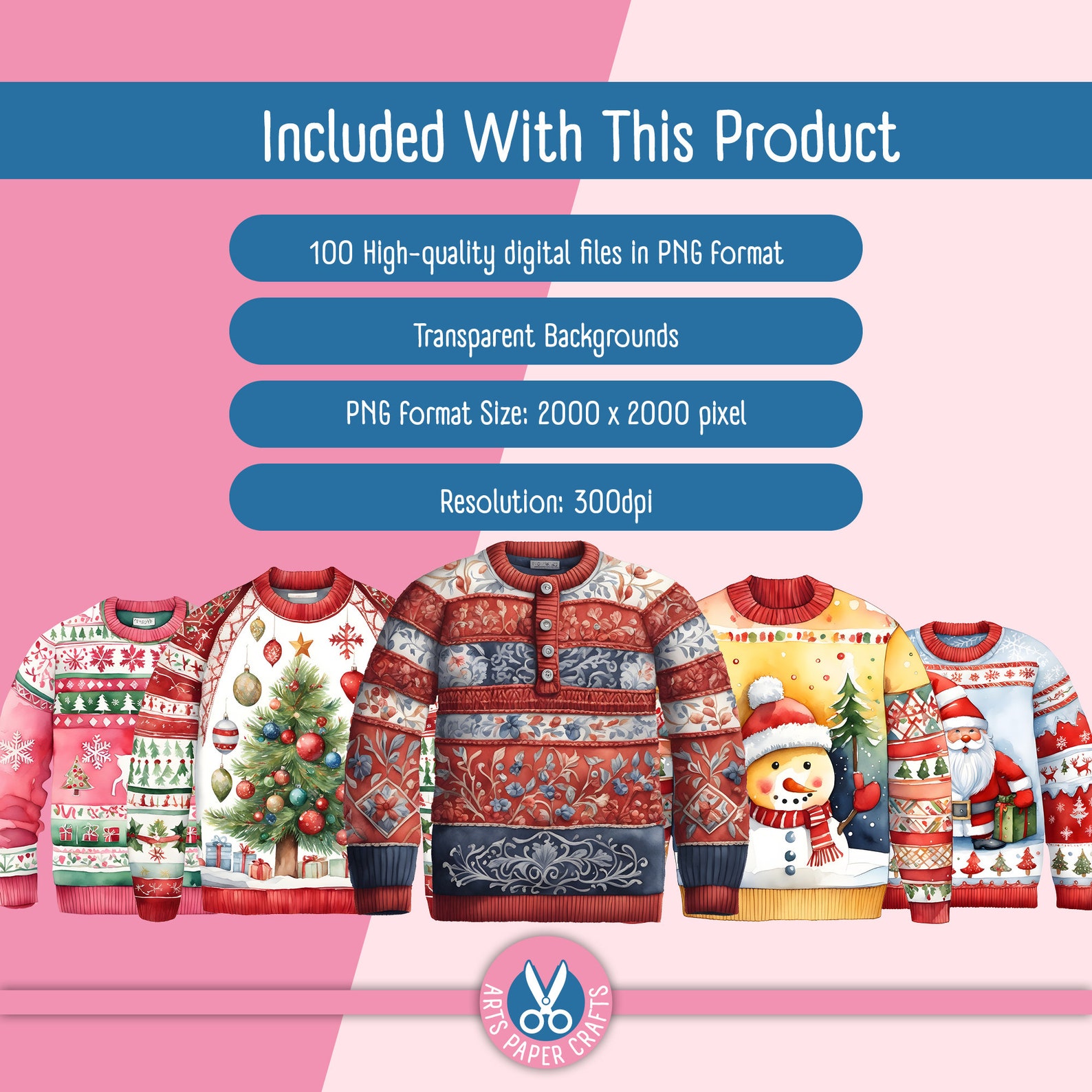 74 Christmas Sweater Clipart - Ugly Christmas Sweater PNG, Christmas ...