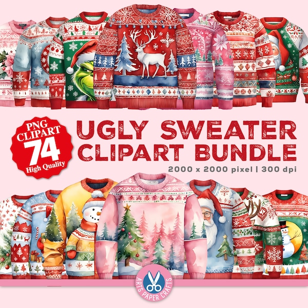 Sweater Design Clipart - Etsy