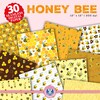 Bee Digital Papers and Clipart SET, Bumble Bees, Honeycomb, Beehive ...