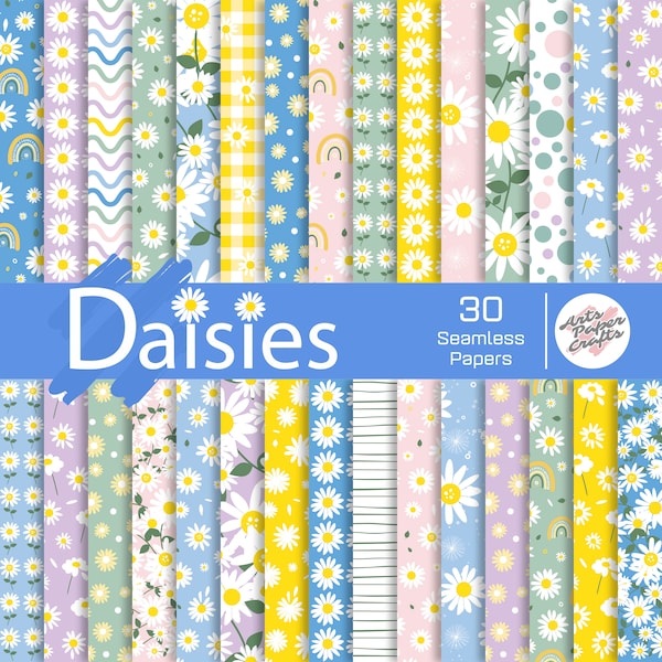 Flower Digital Paper - Etsy