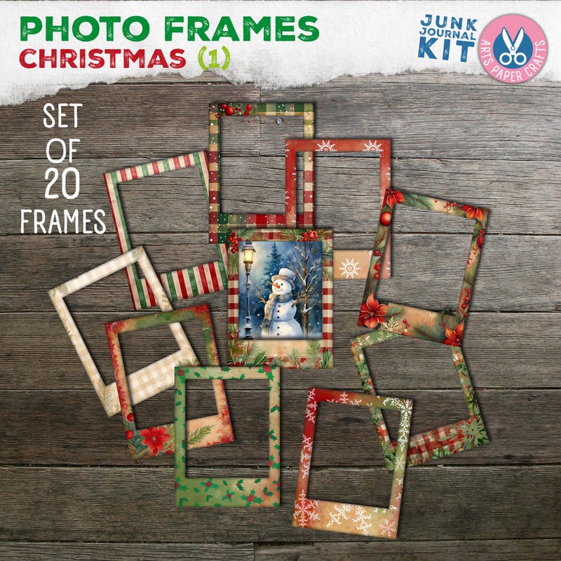 Christmas Card Frames - Etsy