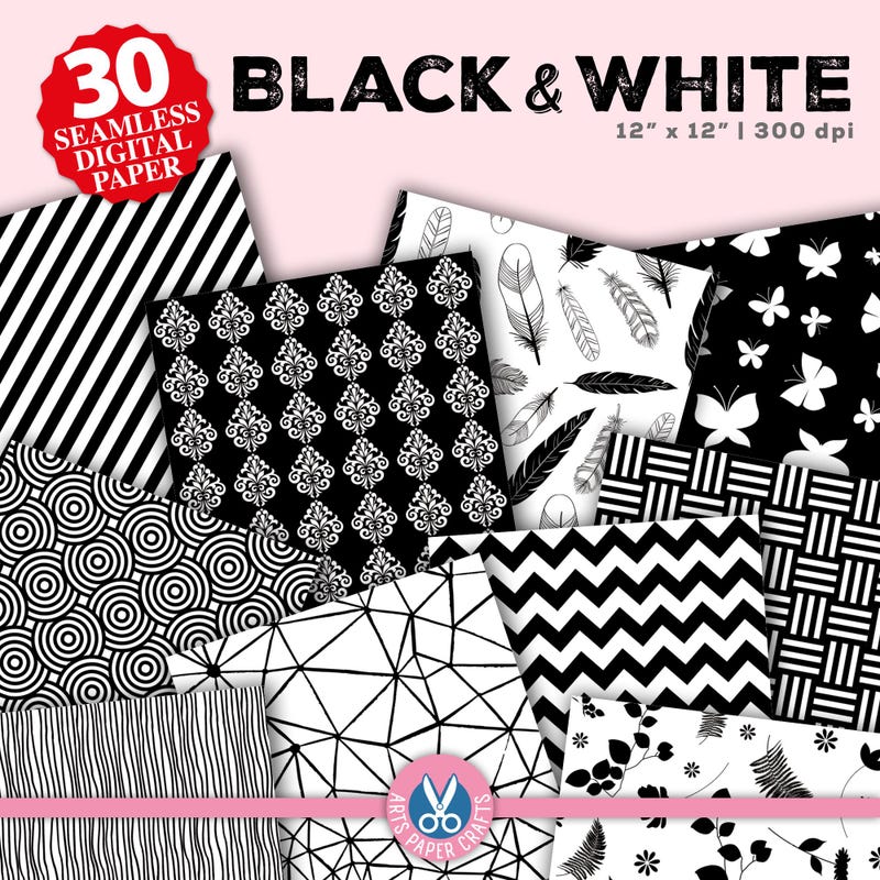 Black White - Etsy