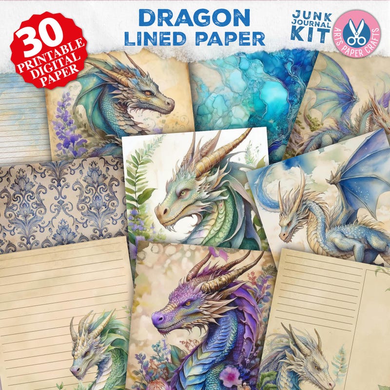 Dragon Craft Papers - Etsy UK