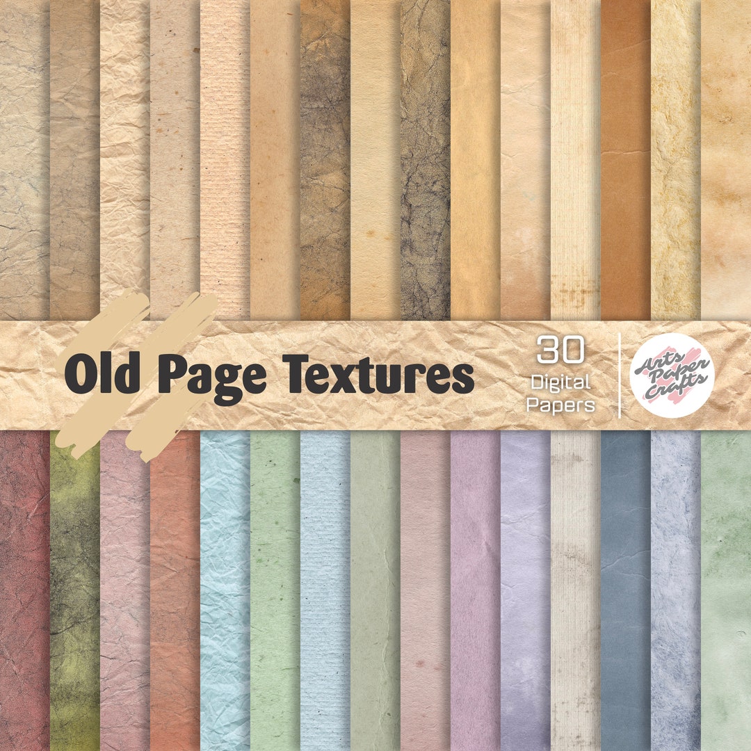 Old Paper Textures Vintage Paper Background Old Paper Pattern Instant ...