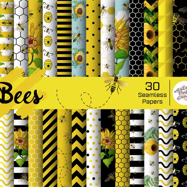 Honey Bee Print - Etsy