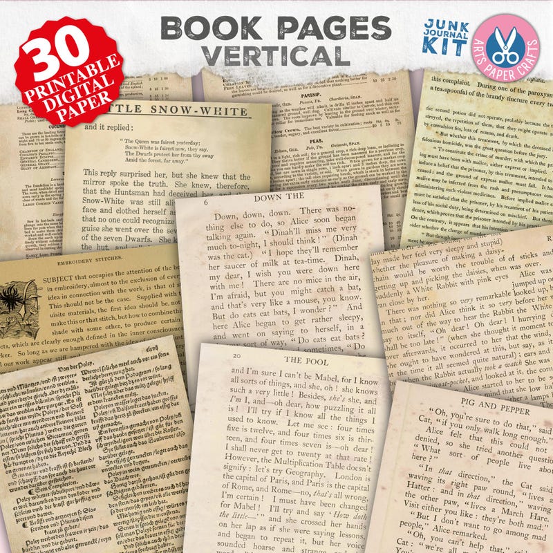 Vintage Abc Book Page - Etsy