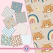 Teddy Bear Digital Paper - Teddy Bear Background - Nursery Seamless ...