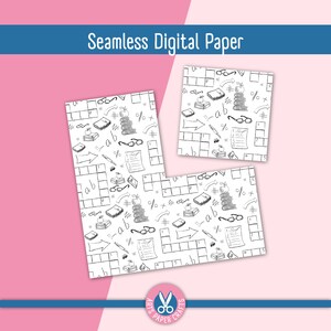 Back to School Seamless Digital Paper - Back to School Background ...