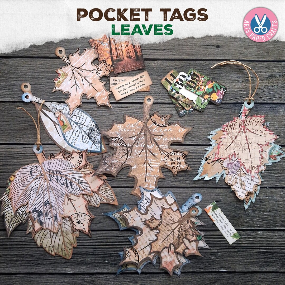 Leaf Clusters, Leaves, Printable Kit, Christmas, Ornament, Gift ...