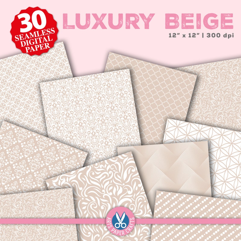 Damask Digital Paper - Etsy