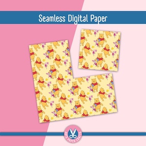 Winnie the Pooh Digital Paper Sets - Winnie Pooh Theme Party - Pooh ...