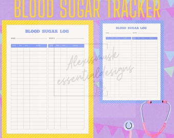 Blood Sugar Report - Etsy