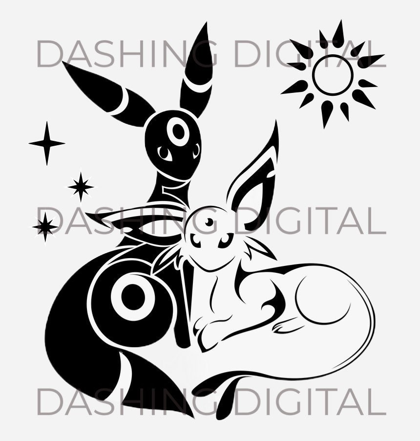 Espeon Umbreon - Etsy Australia