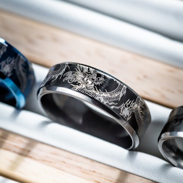 Dragon Wedding Ring - Etsy