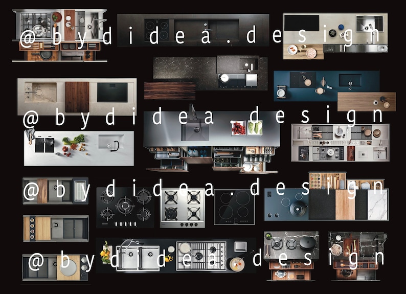 Procreate Sketch Library Bundle Cutouts PNG Interior Design Sketch ...