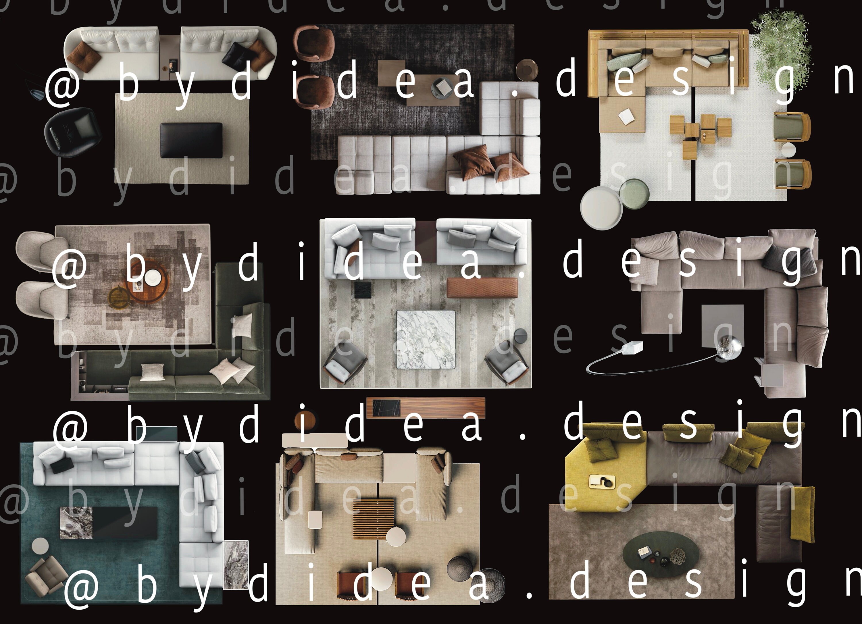 Procreate Living Room Decor Cutouts Interior Design Interior Sketch - Etsy