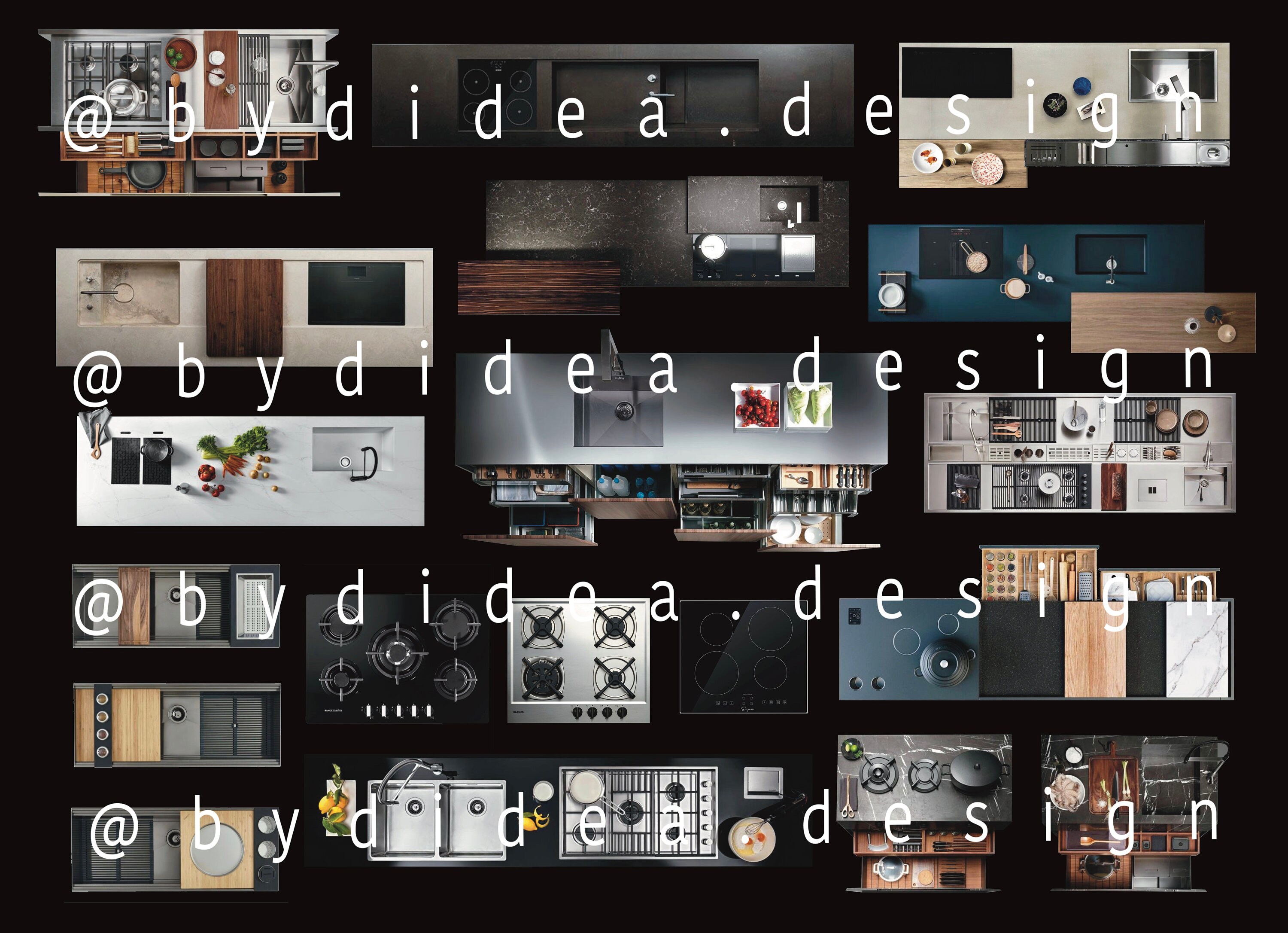 Procreate Interior Design Interior Kitchen Cooking Unit Cutouts - Etsy