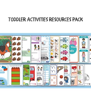 Toddler Kids Activities Resource Pack Digital - Etsy