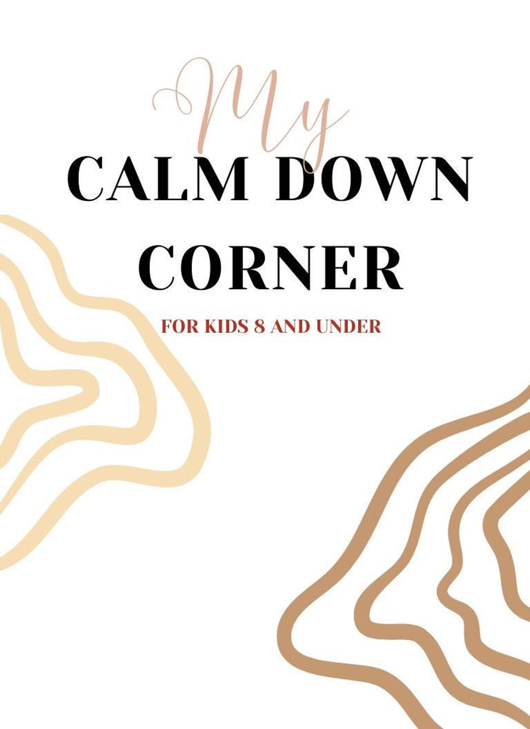 Calm Down Corner Kit Emotional Regulation Feelings Toddler Teens - Etsy