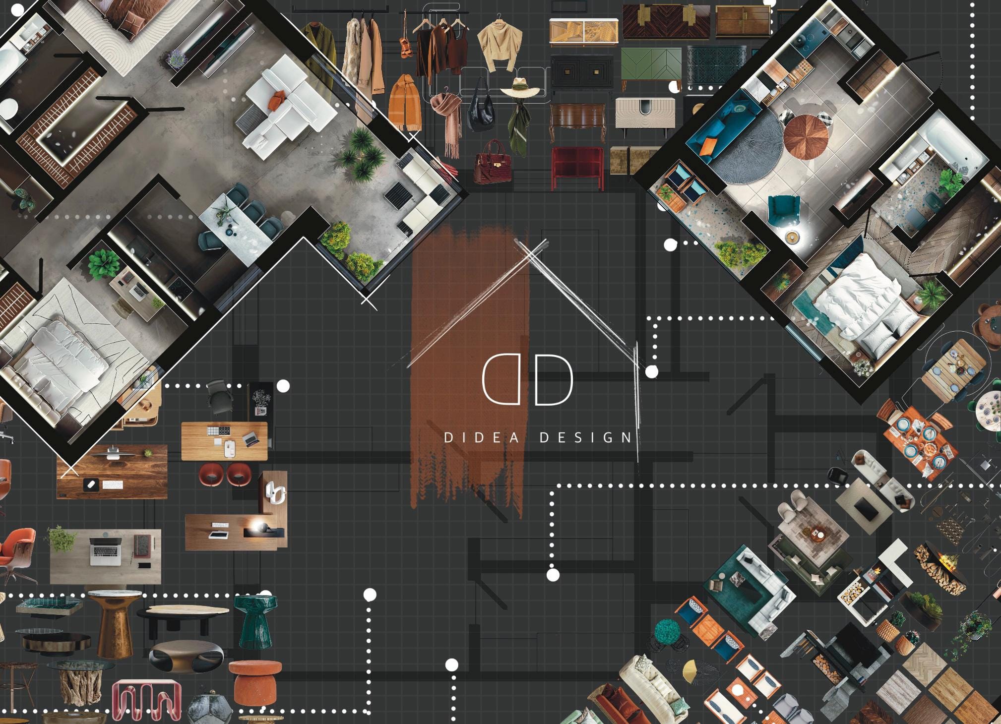 Procreate Lamp Light Cutouts Design Interior Sketch Blocks Elements - Etsy