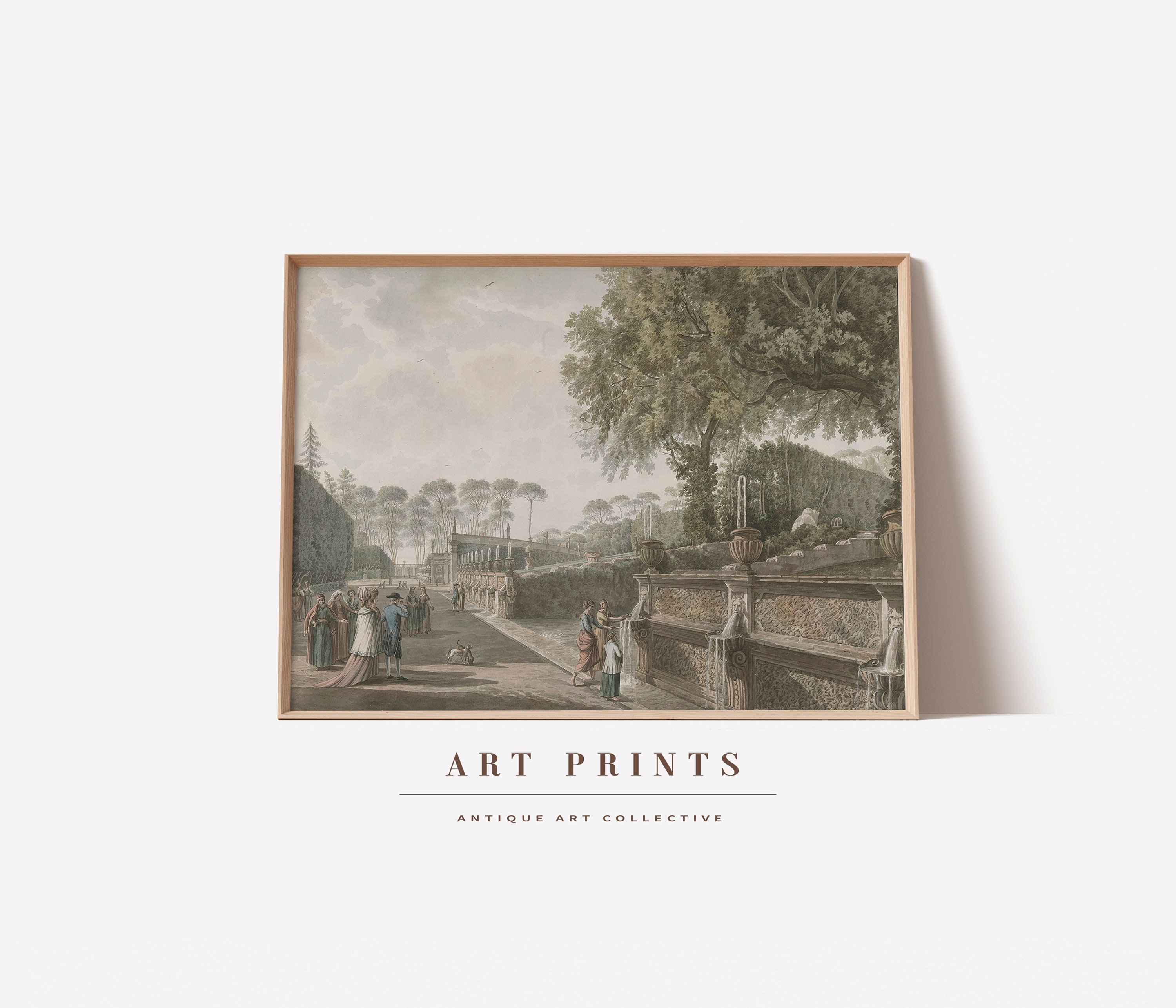 Vintage Cityscape Painting Rome Art Print Italian Cityscape Prints ...