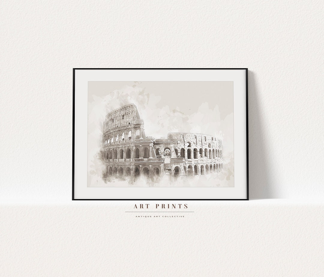 Vintage Architectural Drawing |architectural Drawing PRINTABLE | Sketch ...