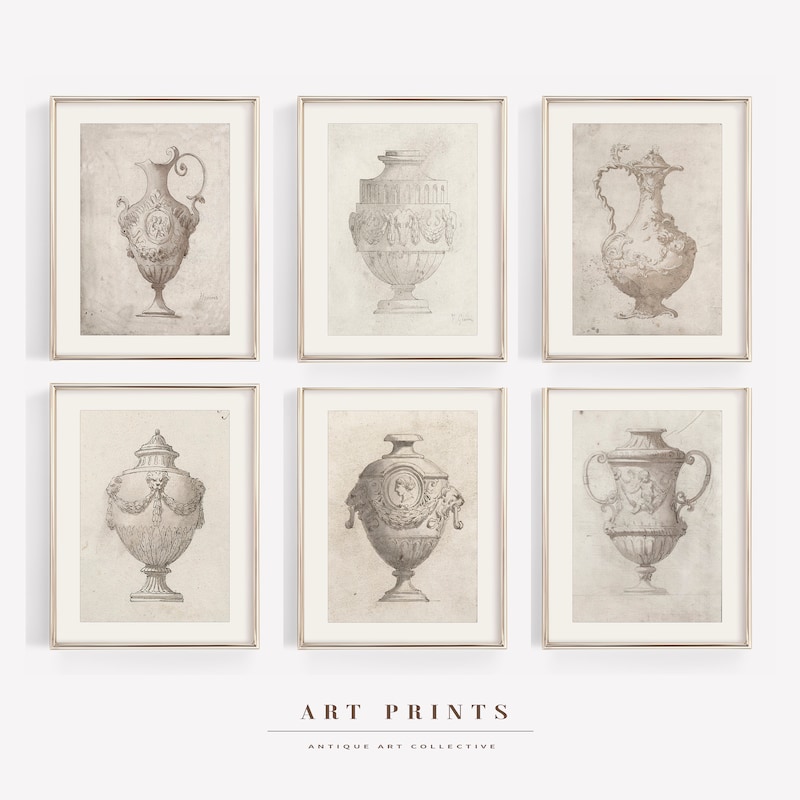 Antique Drawing - Etsy