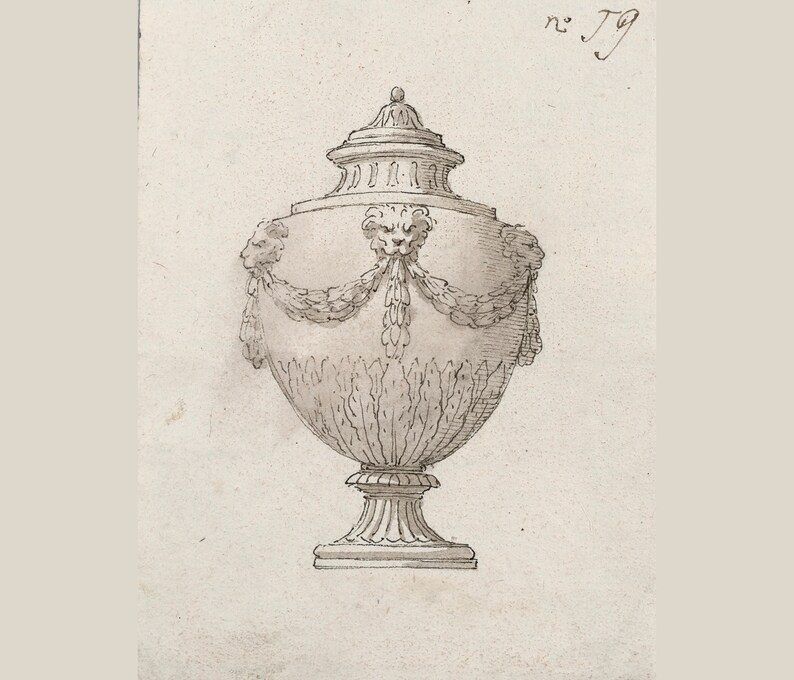 Vintage Architectural Drawing |architectural Drawing PRINTABLE |sketch ...