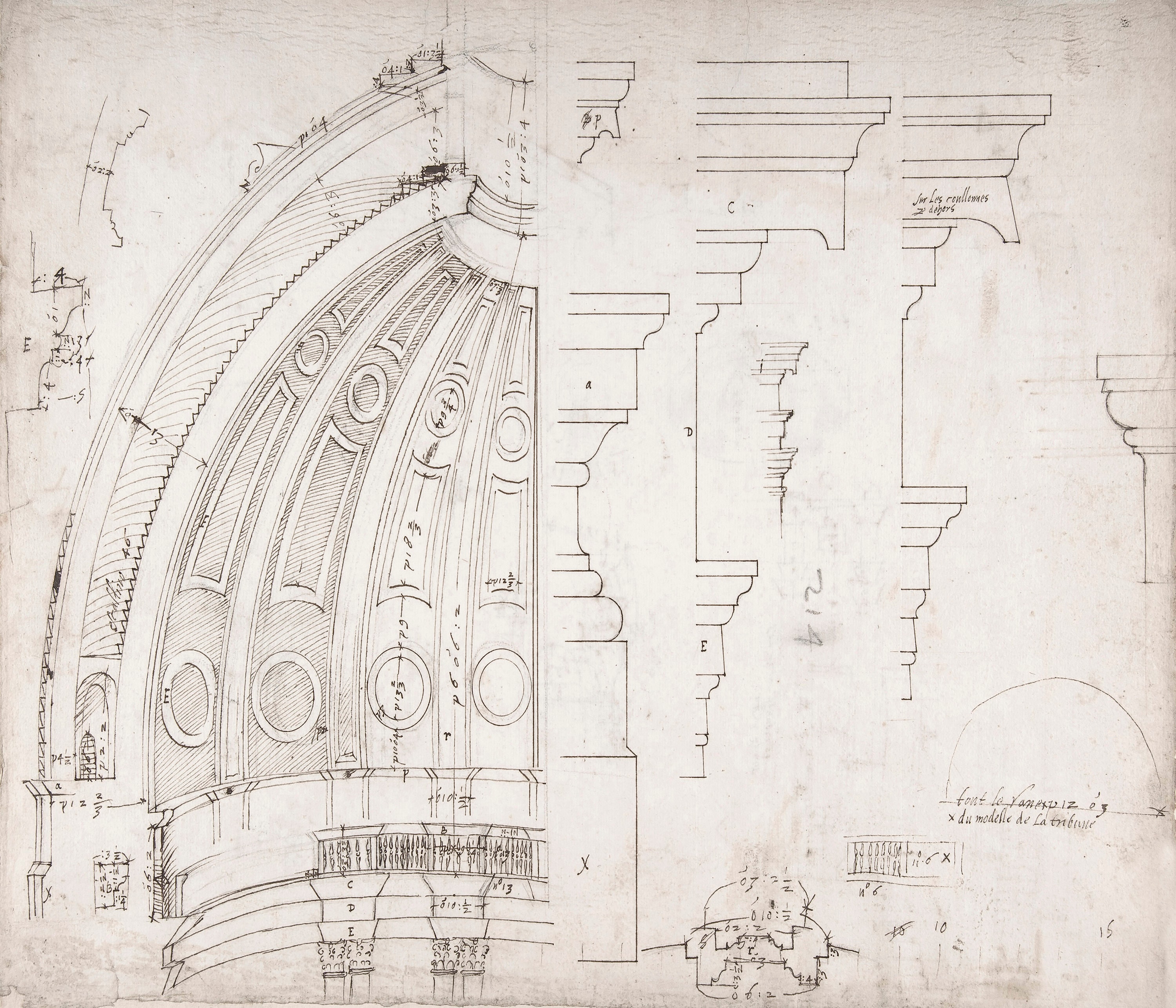 Vintage Architectural Drawing |architectural Drawing PRINTABLE |sketch ...