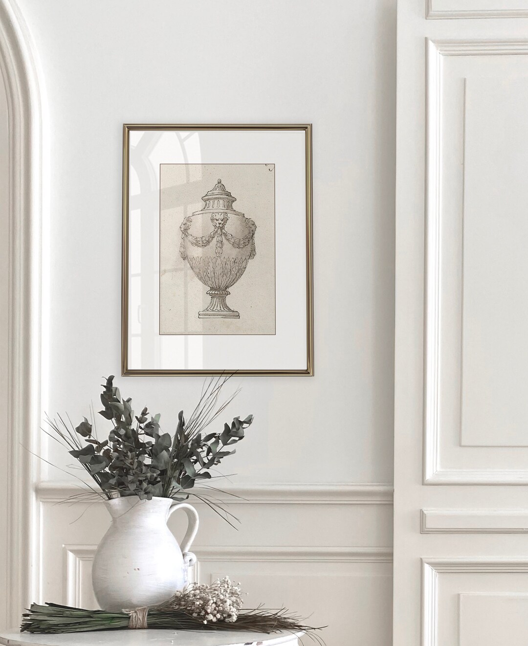 Vintage Architectural Drawing |architectural Drawing Printable|sketch ...