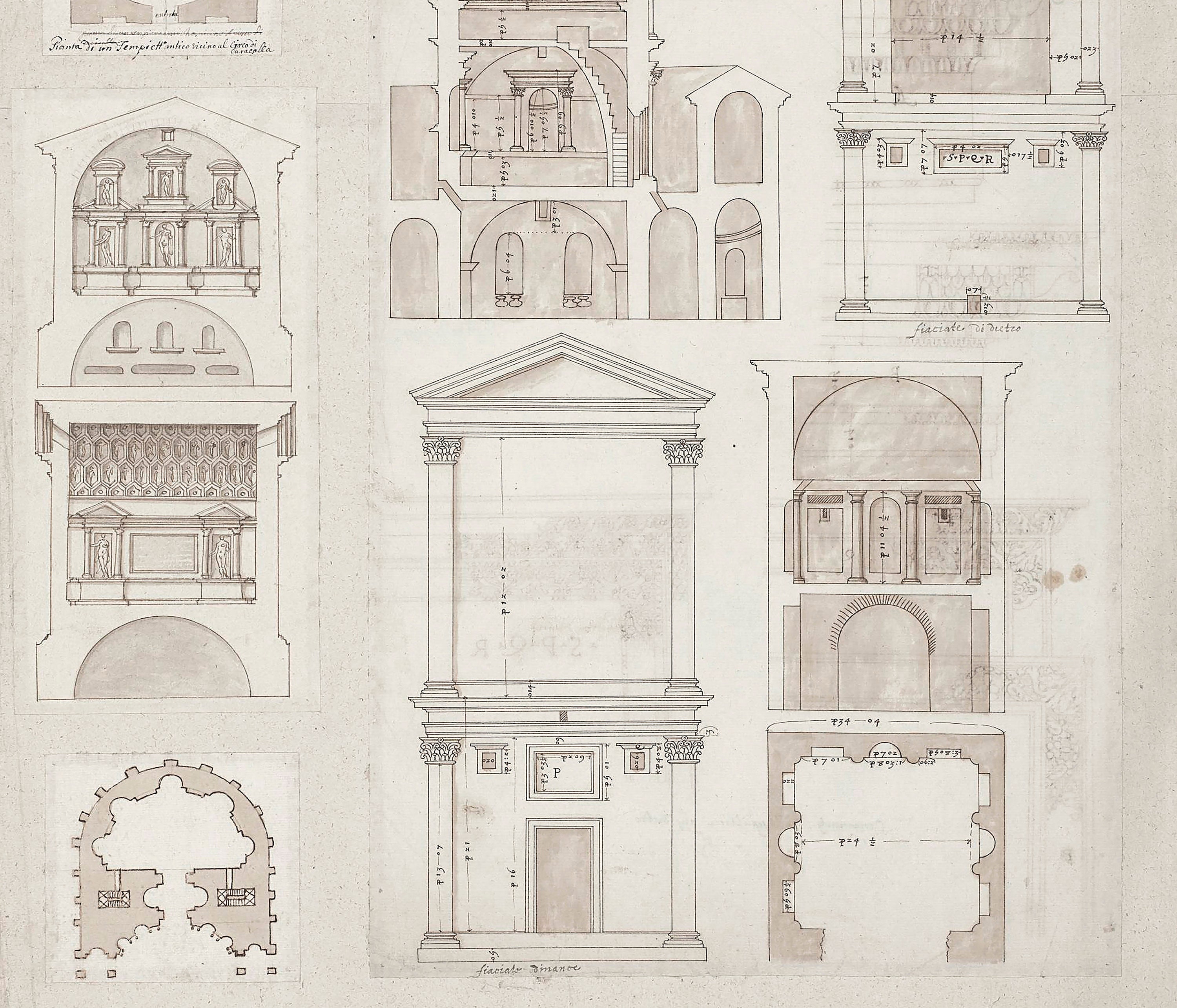 Architectural Drawing vintage Architectural Drawing PRINTABLE sketch ...