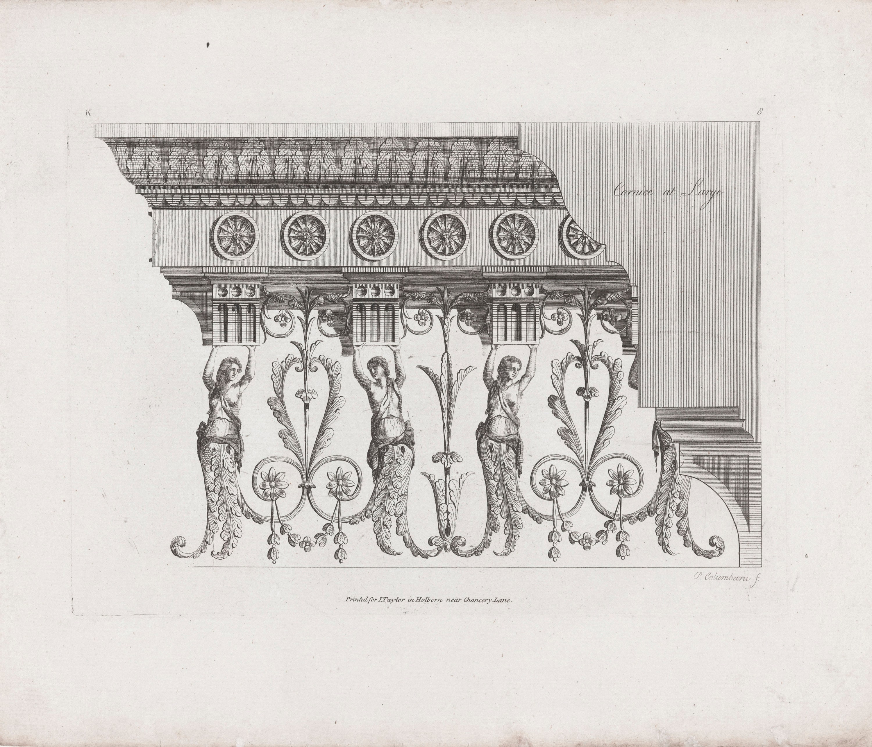 Architectural Drawing Gallery Wall Art Vintage Architecture Sketch Art ...