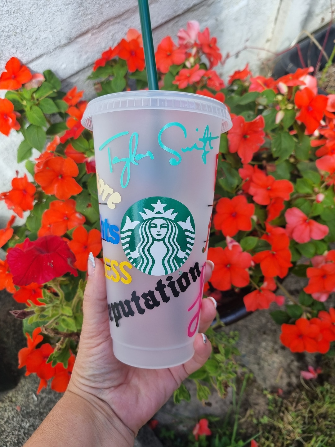 Starbucks Taylor Swift Cold Cup Albums Eras Colours Drinks Tour - Etsy UK